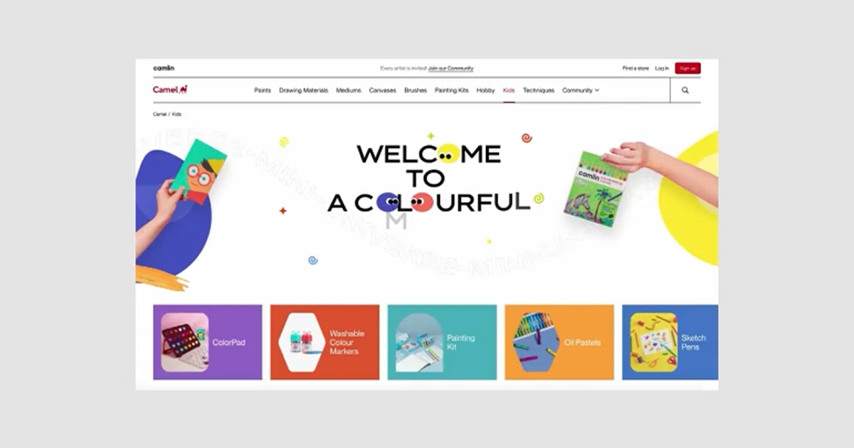 Bombay Design Centre reimagines iconic brand Kokuyo Camlin's D2C digital experience